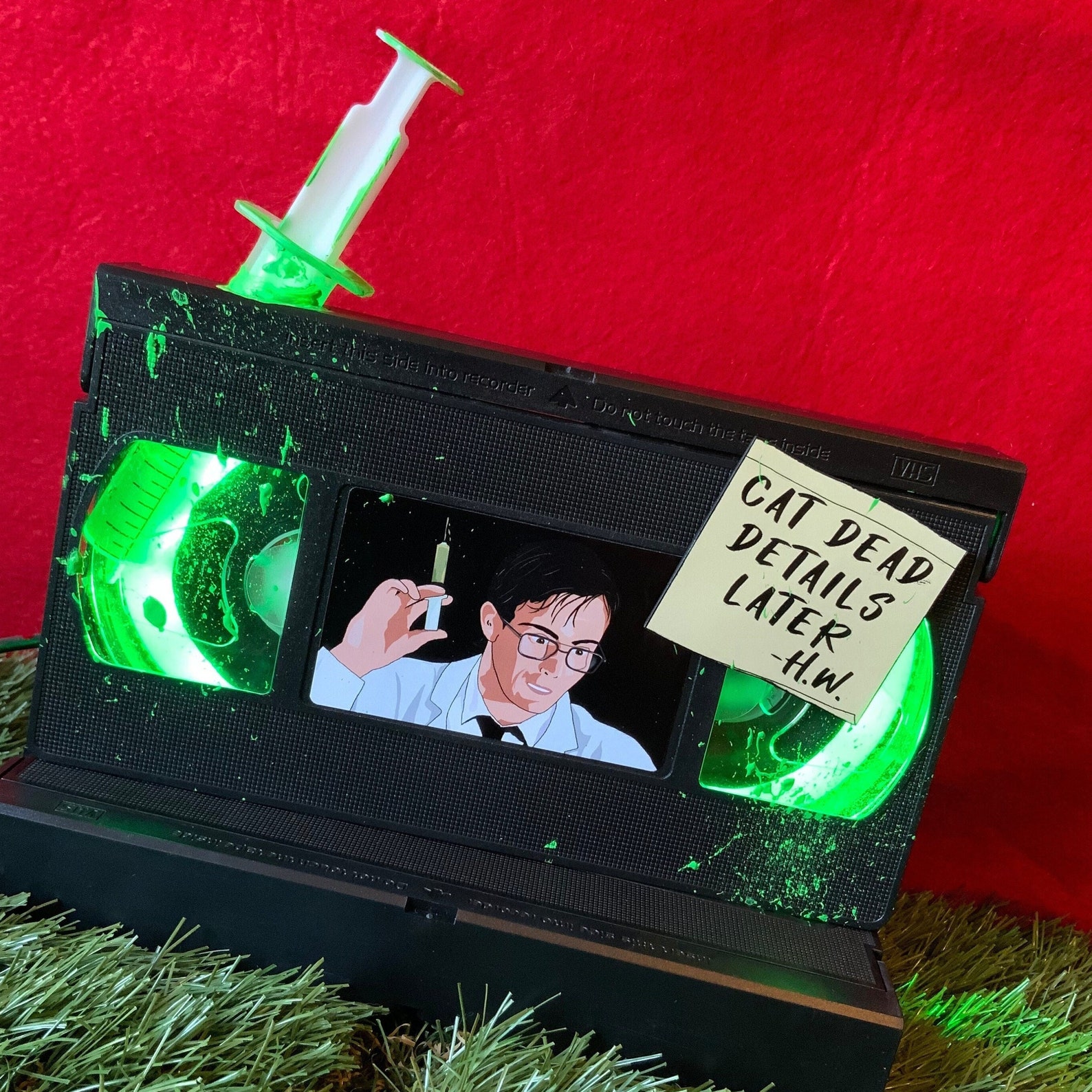 Retro VHS Lamp Re-animator Reanimator Choose Your Image Added | Etsy