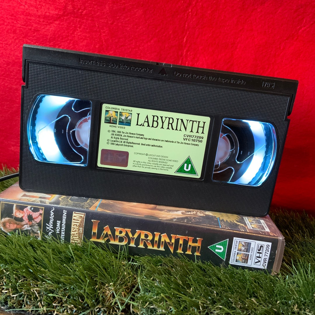 Labyrinth VHS Lamp: Retro 80s Movie Night Light - Etsy UK