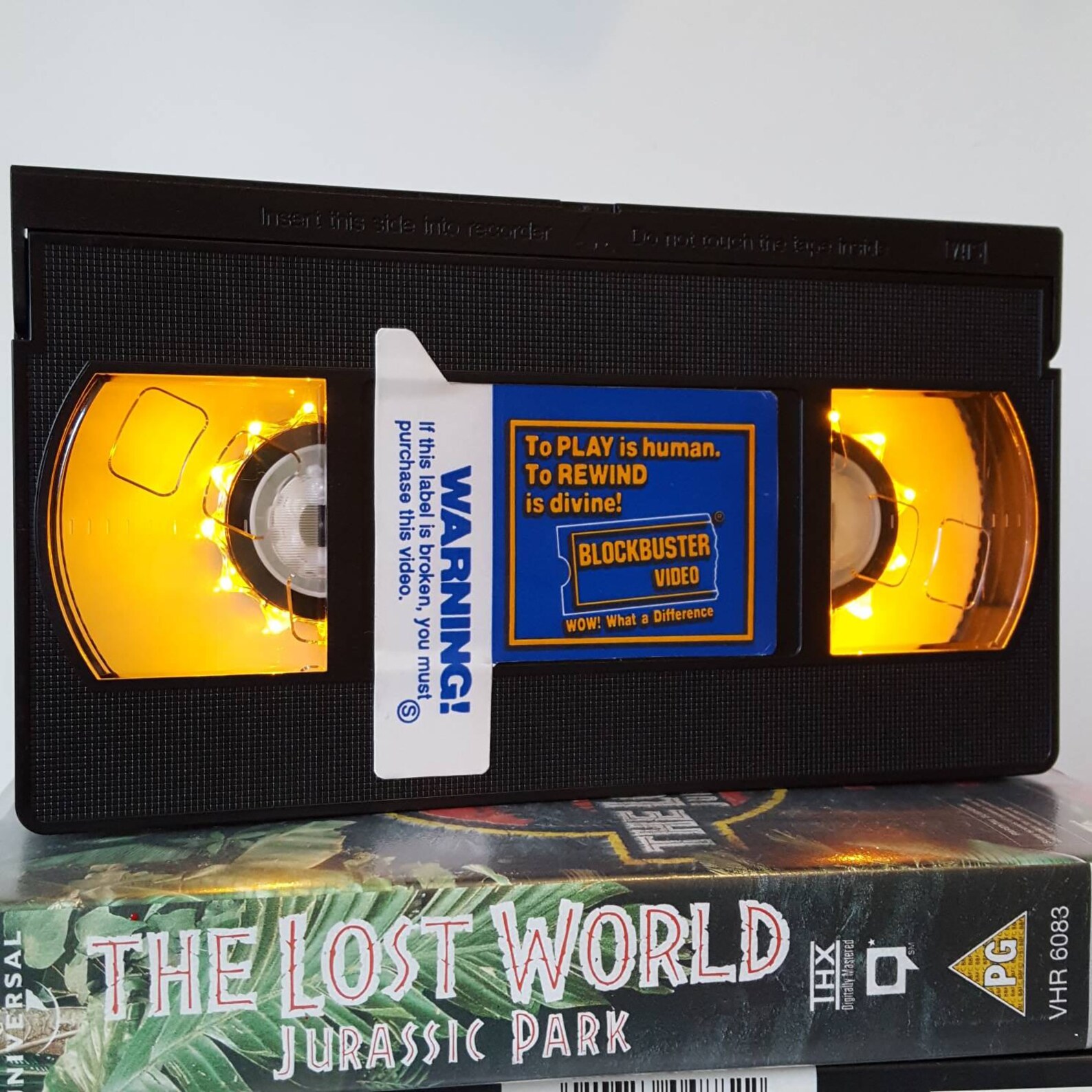 Retro VHS Lamp Blockbuster 80s 90s Night Light Table Lamp. - Etsy UK