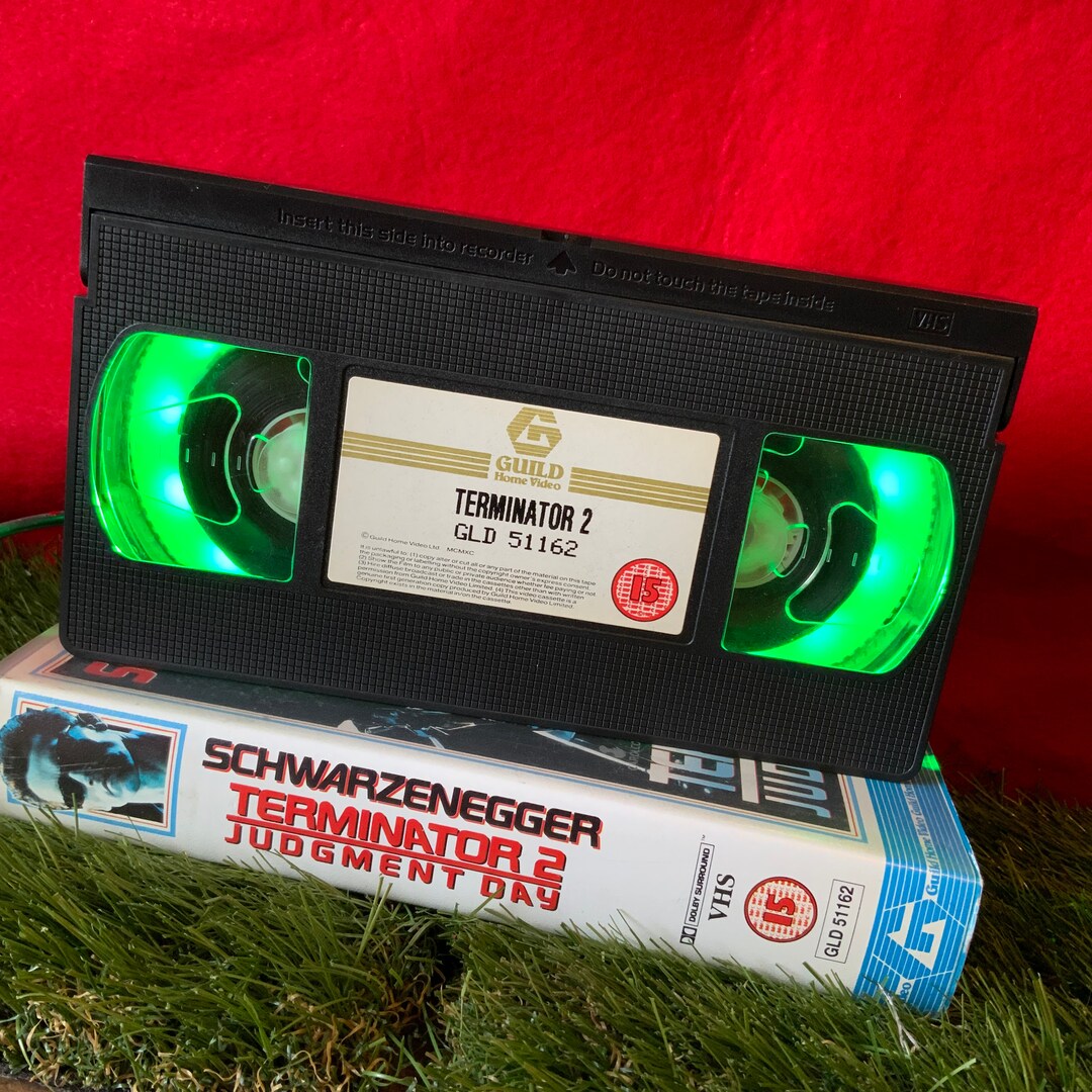 Terminator 2 VHS Lamp: Retro Movie Night Light With Case - Etsy Australia