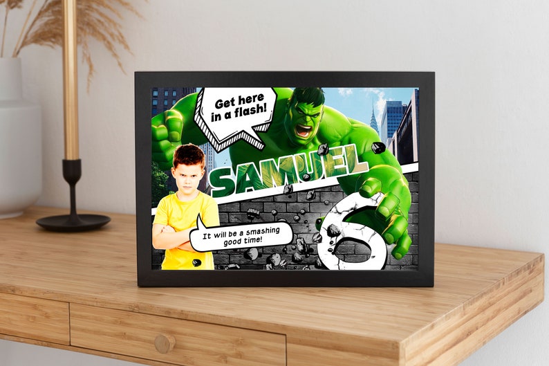 Incredible Hulk Backdrop Superhero Backdrop Hulk Portrait - Etsy
