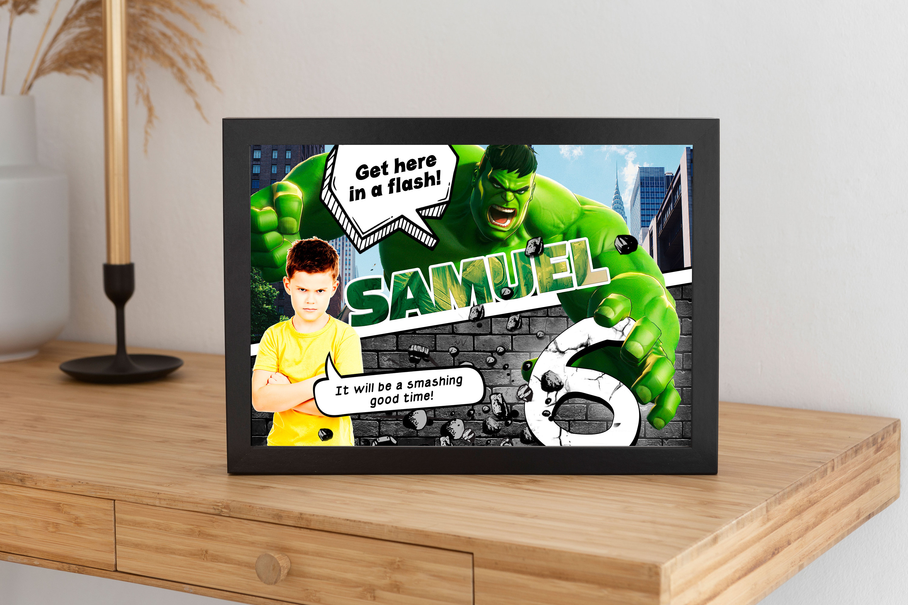 Incredible Hulk Backdrop, Superhero Backdrop, Hulk Portrait With Photo ...