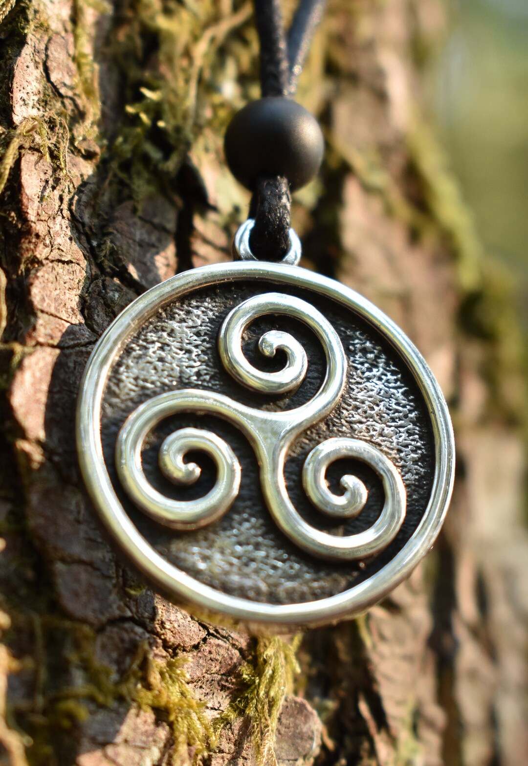 Sterling Silver Triskelion V2 - Double Sided - Etsy