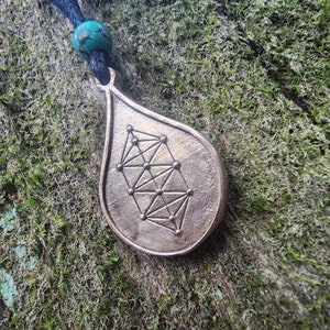 Bronze Eckasha Pendant - Necklace - Etsy