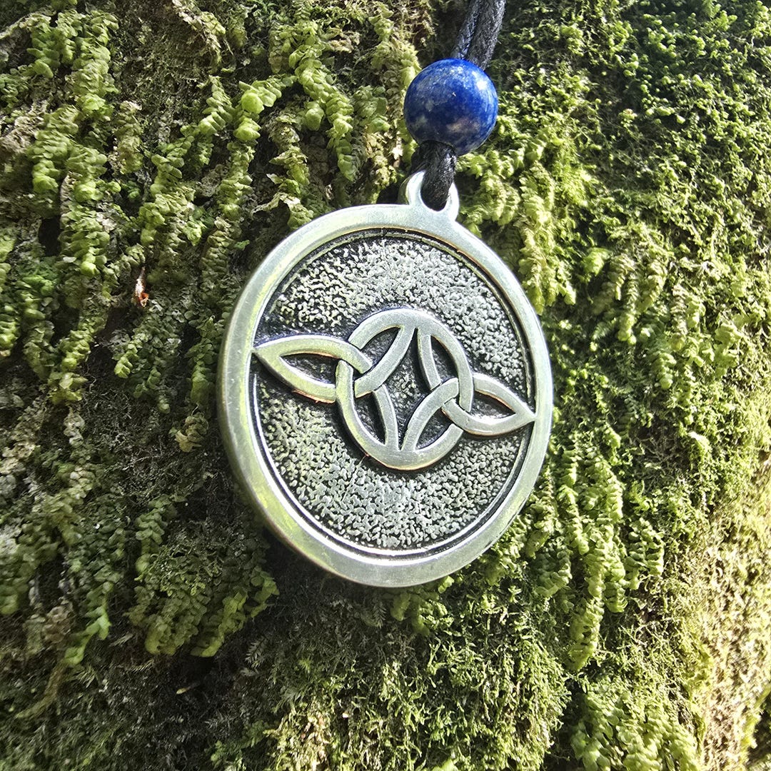 Fine Pewter Serch Bythol (eternal Love) Pendant - Double Sided - Etsy
