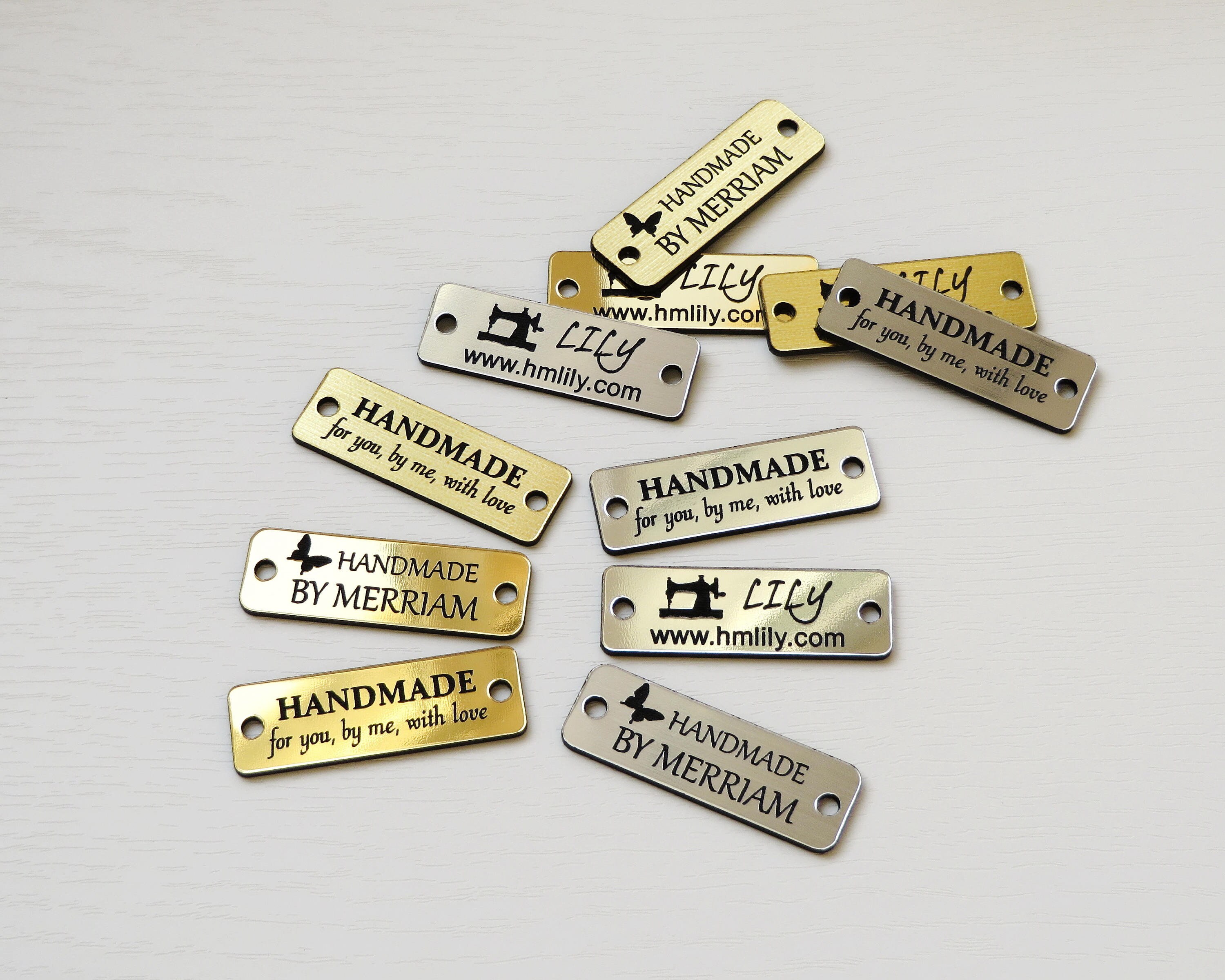 100 Product Tags 1.5'' X 0.5'' Handmade - Etsy