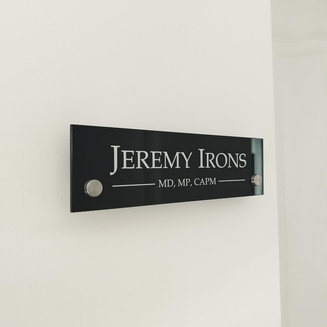 Personalized Wall Name Plate, Door Sign, Plaque, Wall Office Sign. - Etsy