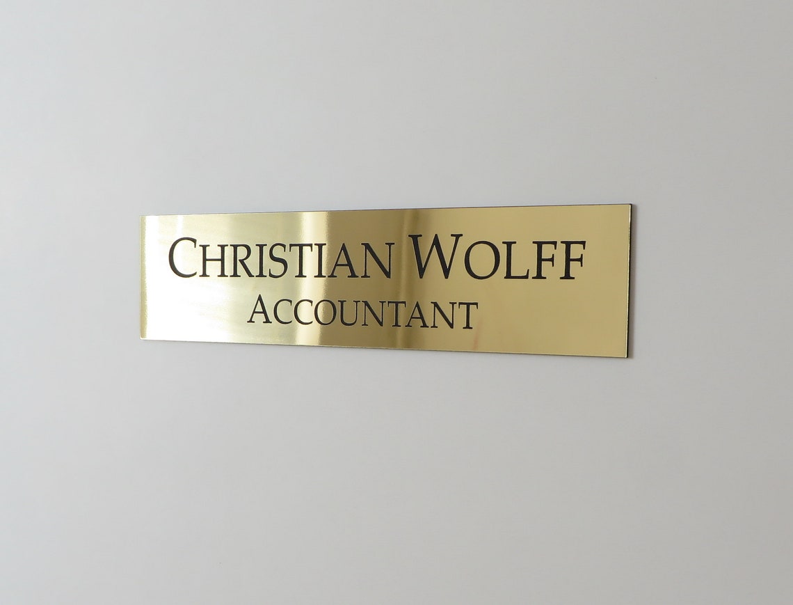 8 X 2 Custom Engraved Office Office Sign | Etsy