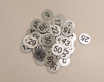 Self Adhesive Table Numbers - Etsy
