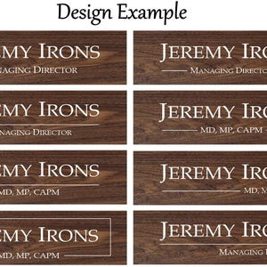 Personalized Wall Sign, Door Name Plate, Executive Sign, Office Sign ...