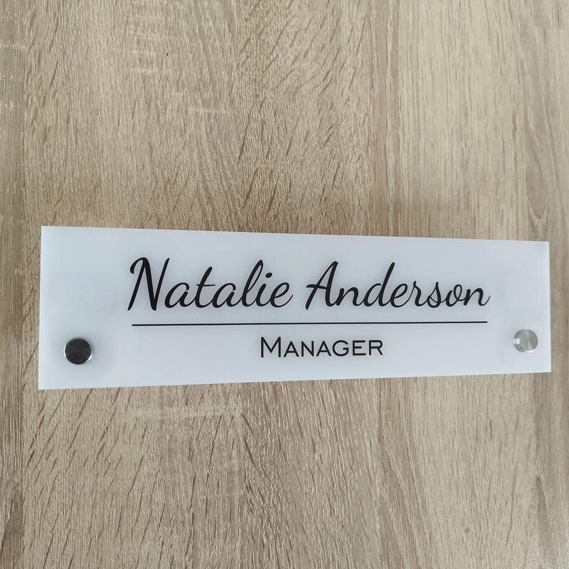 Door Name Plate - Etsy