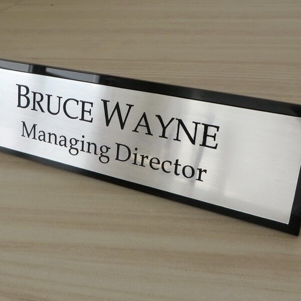 Desk Name Plate - Etsy