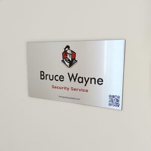 Custom Engraved Office Sign, Personalised Door Sign, Plaque, Office ...