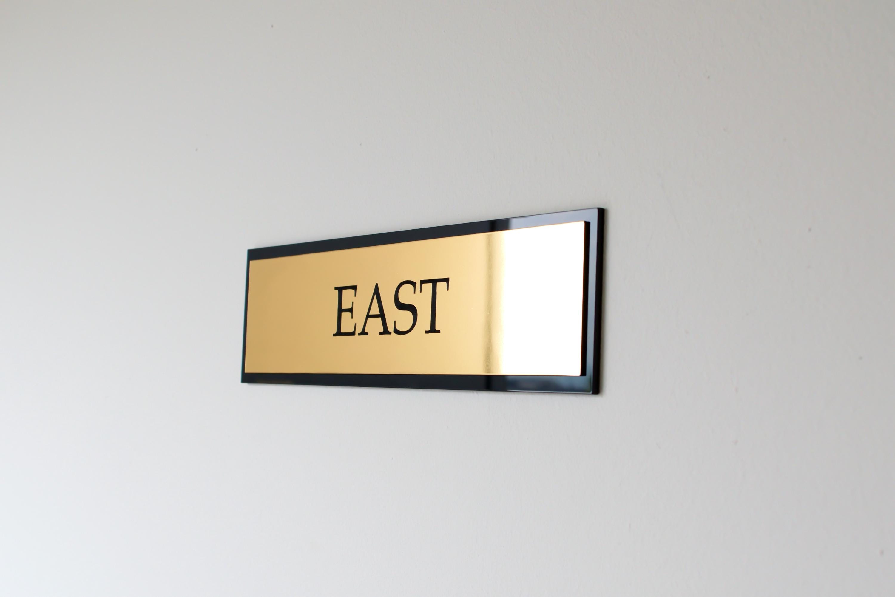 Personalised Wall Name Plate, Custom Engraved Office Sign, Personalised ...