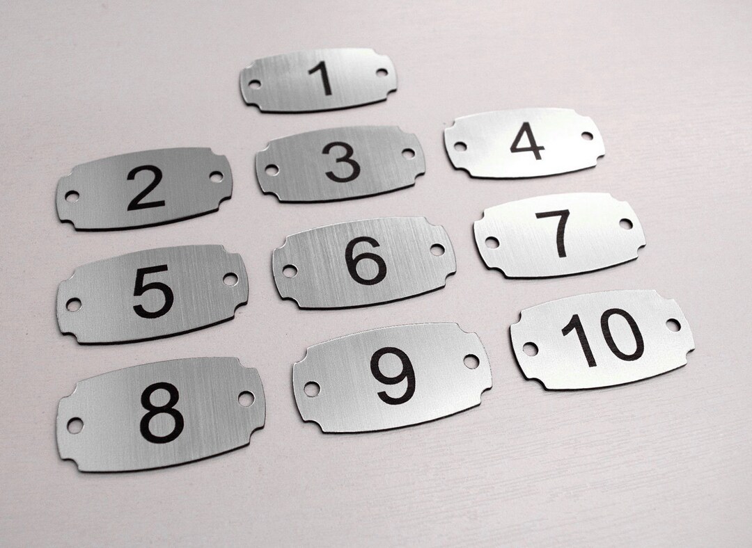 Table Numbers, Numbered Tags, Door Locker, Restaurant, Clubs, Theater ...