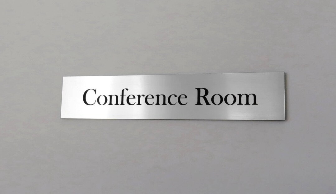 10" X 2" Custom Engraved Office Sign, Personalised Door Sign, Double ...