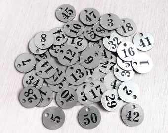 Laser Engraved Table Number - Etsy
