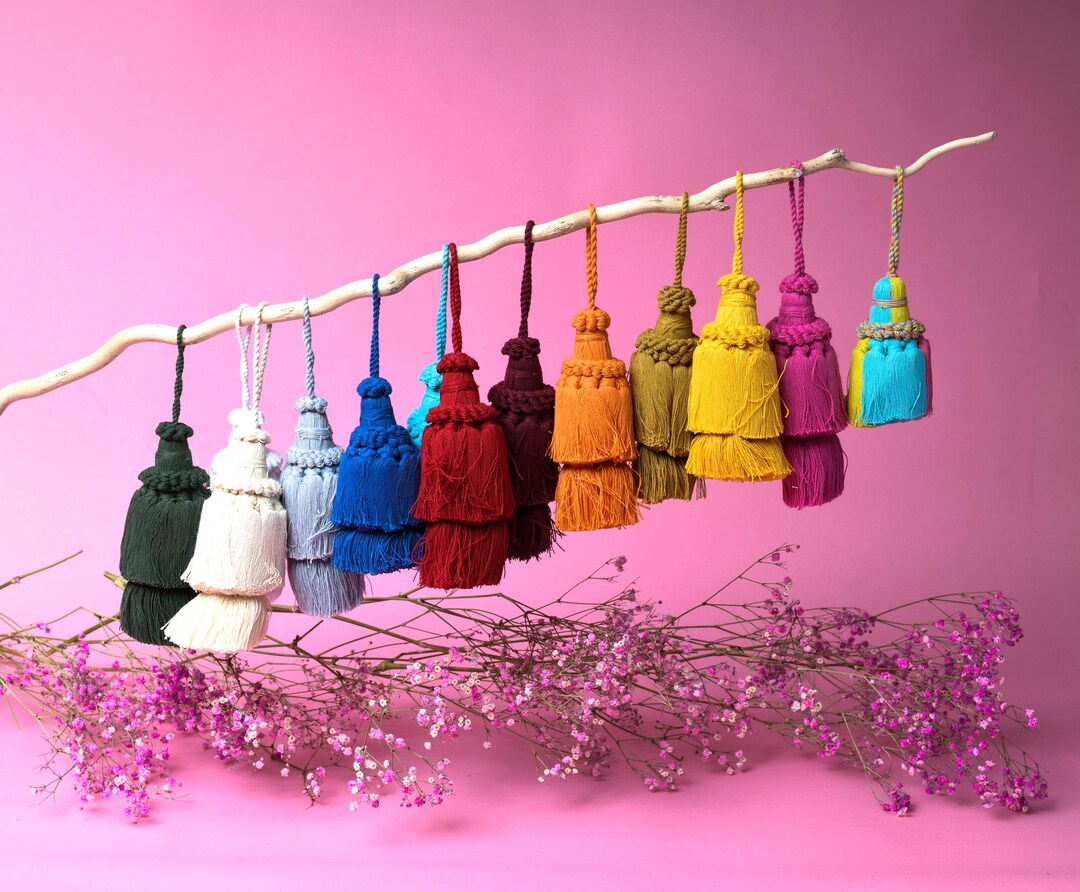 Handmade Cotton Tassels - Boho Fringe Charms - Decorative Tassels ...