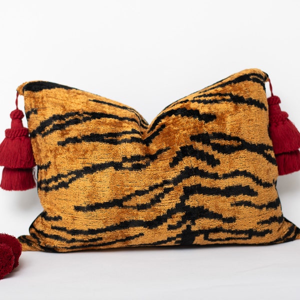 Tiger Pillow - Etsy
