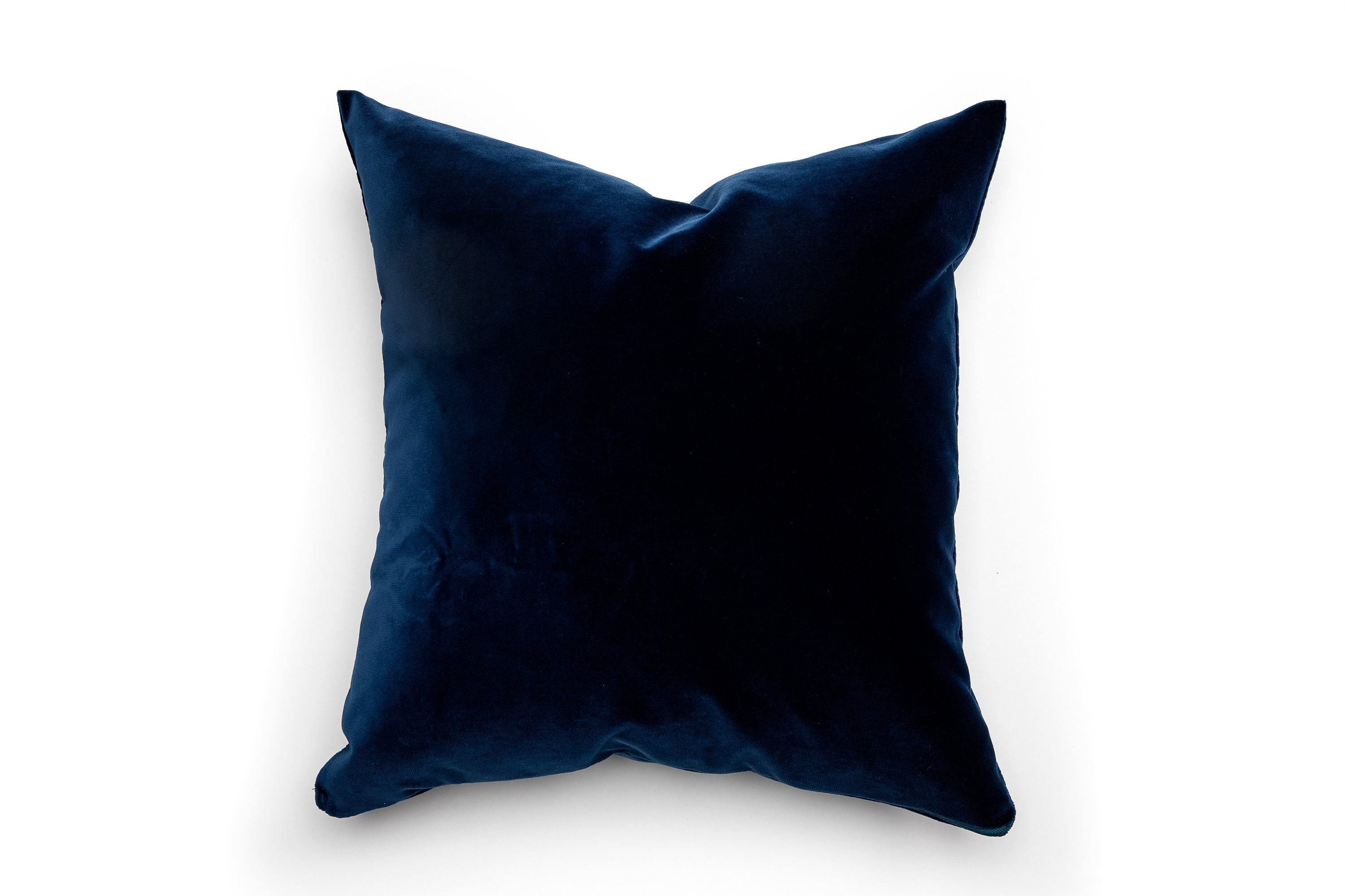 Classic Blue Pillow/ Contemporary Modern Blue Italian Velvet - Etsy