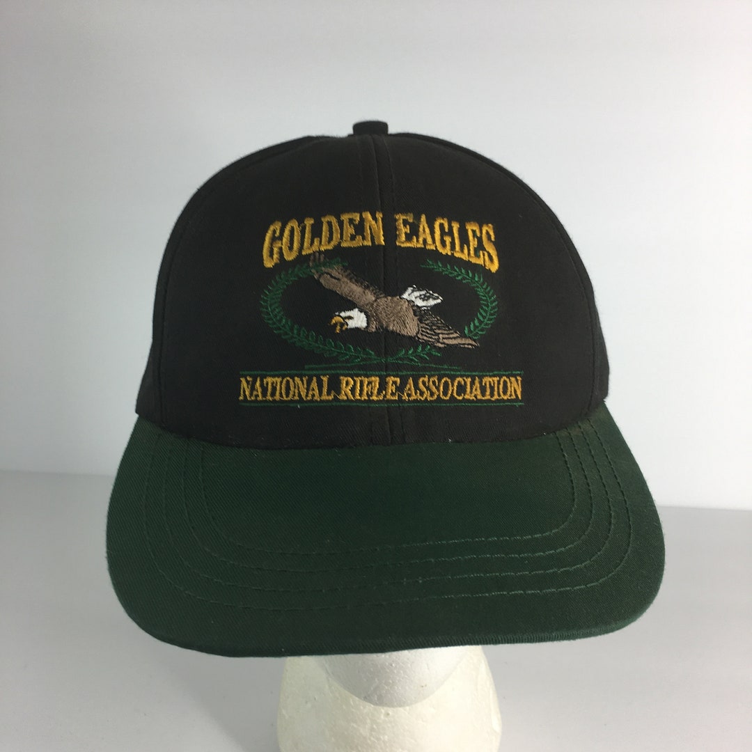 Vintage NRA Snapback Black Hat Cap Made in USA National Rifle ...