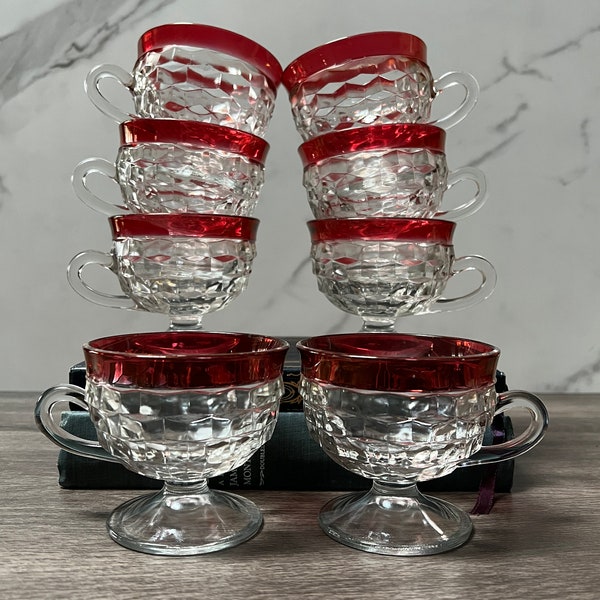 Ruby Flash Glass - Etsy