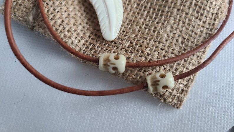 Bone Carved Feather Pendant - Etsy