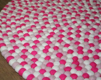 Choose Size 90 Cm to 300 Cm Purple Color Round Pom Pom Felt - Etsy