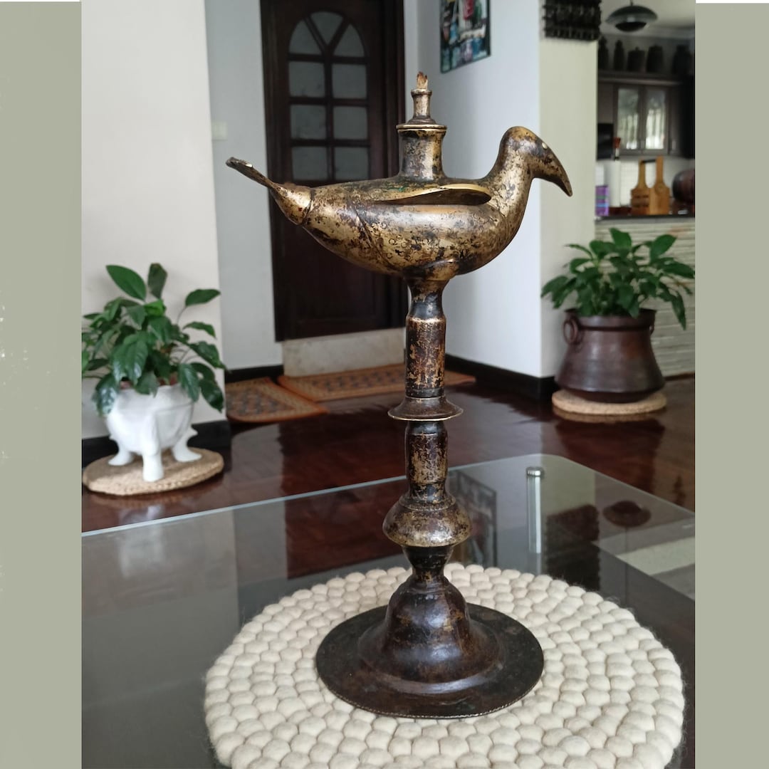 Antique Large Rare Handmade Danphe or Danfe Lophophrous Impejanus ...