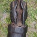 Antique Primitive Figure Large Wooden Butter Pot Theki Lid From Nepal ...