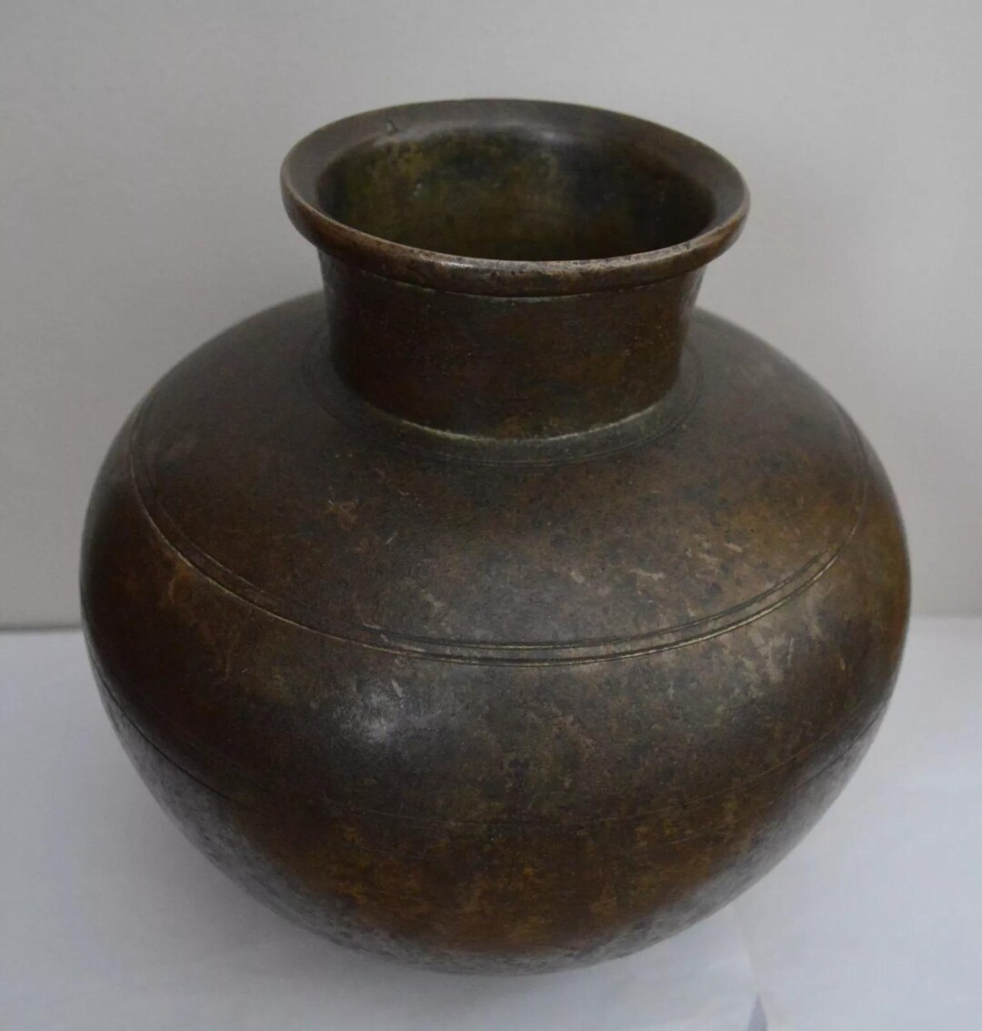 Ancient Container Bronze Water Pot Indian Pot Himalayas Collective Pc ...