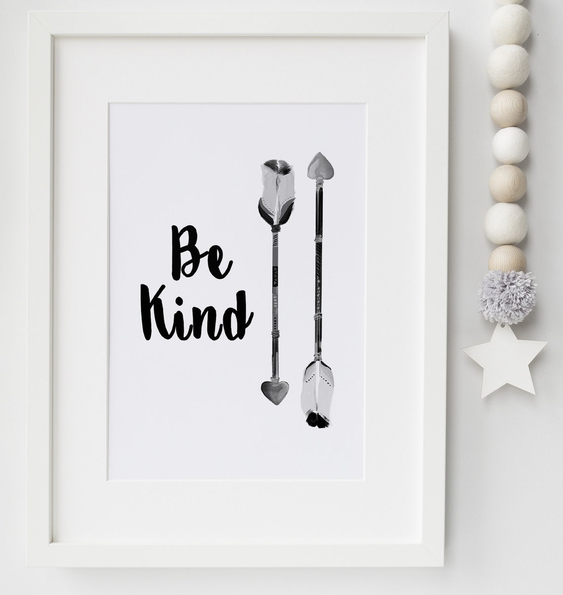 Be Brave Be Silly Be Kind Tribal Arrow Prints. Girls/boys - Etsy UK