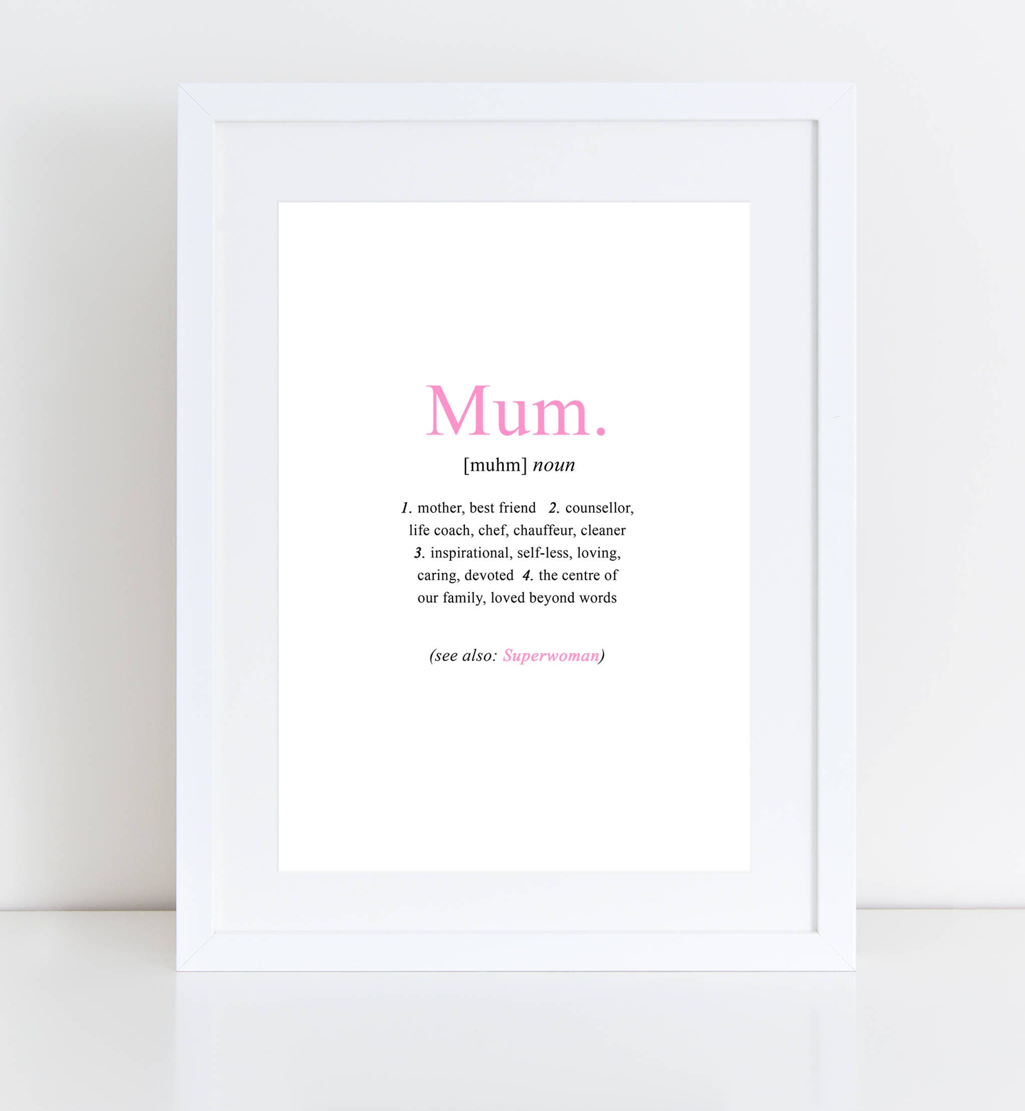 Mutter Definition Muttertagskarte Muttertag | Etsy