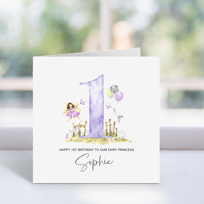 First Birthday Card - Etsy