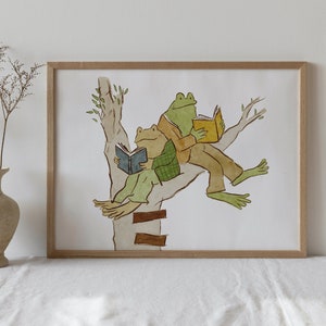 Frog and Toad Poster Classroom Decor Book Characters - Etsy