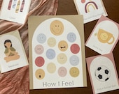 My Feelings Bundle Posters and Flashcards for Emotions - Etsy