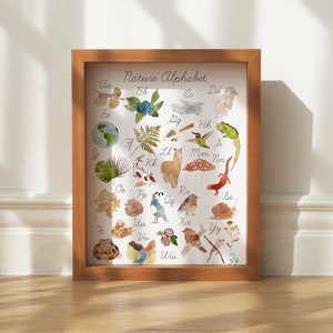 Cursive Alphabet - Handwriting Practice - Nature Based Curriculum ...