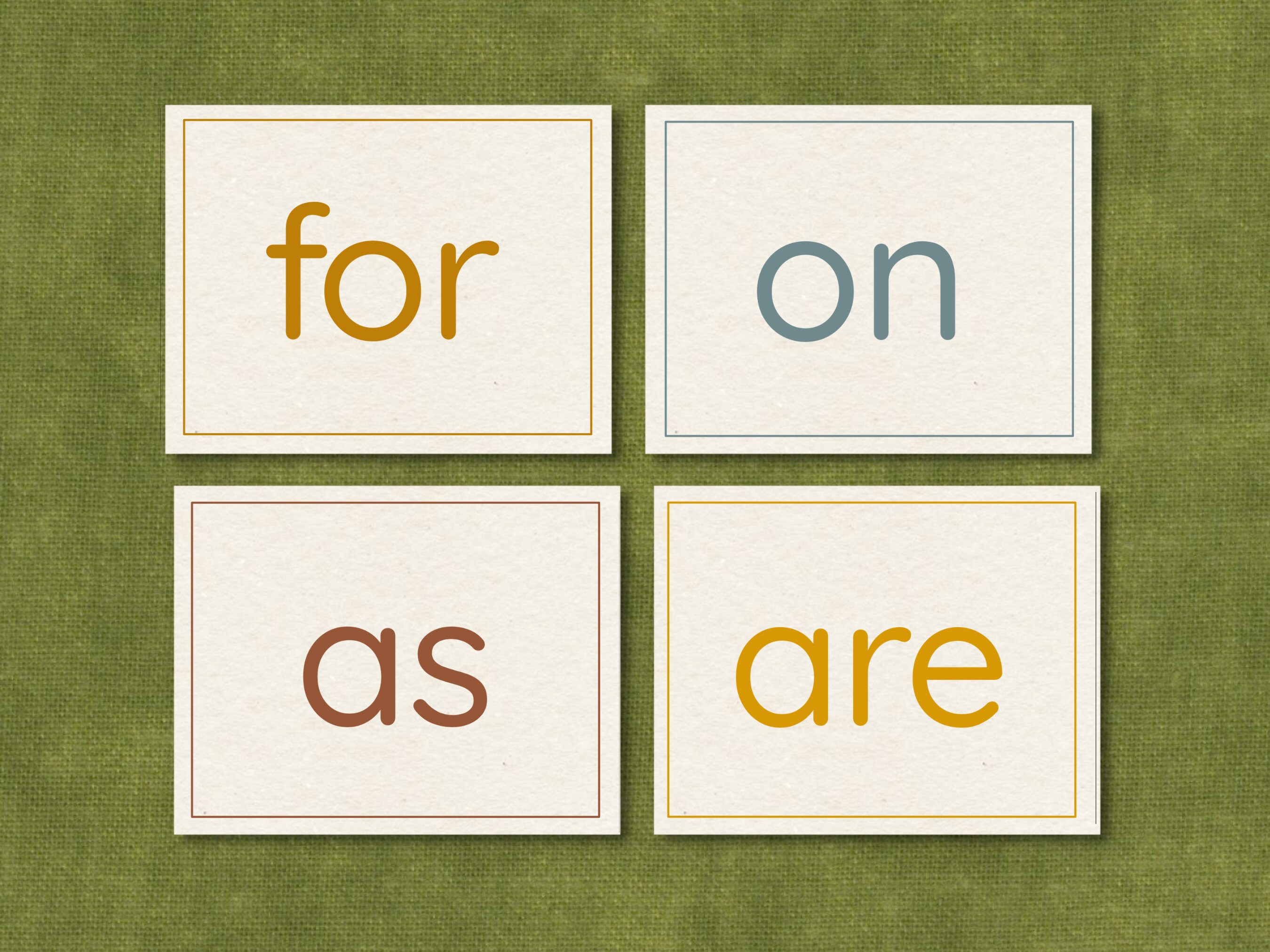 Sight Word Flash Cards - High Frequency Words - Fry 100 Sight Word List ...