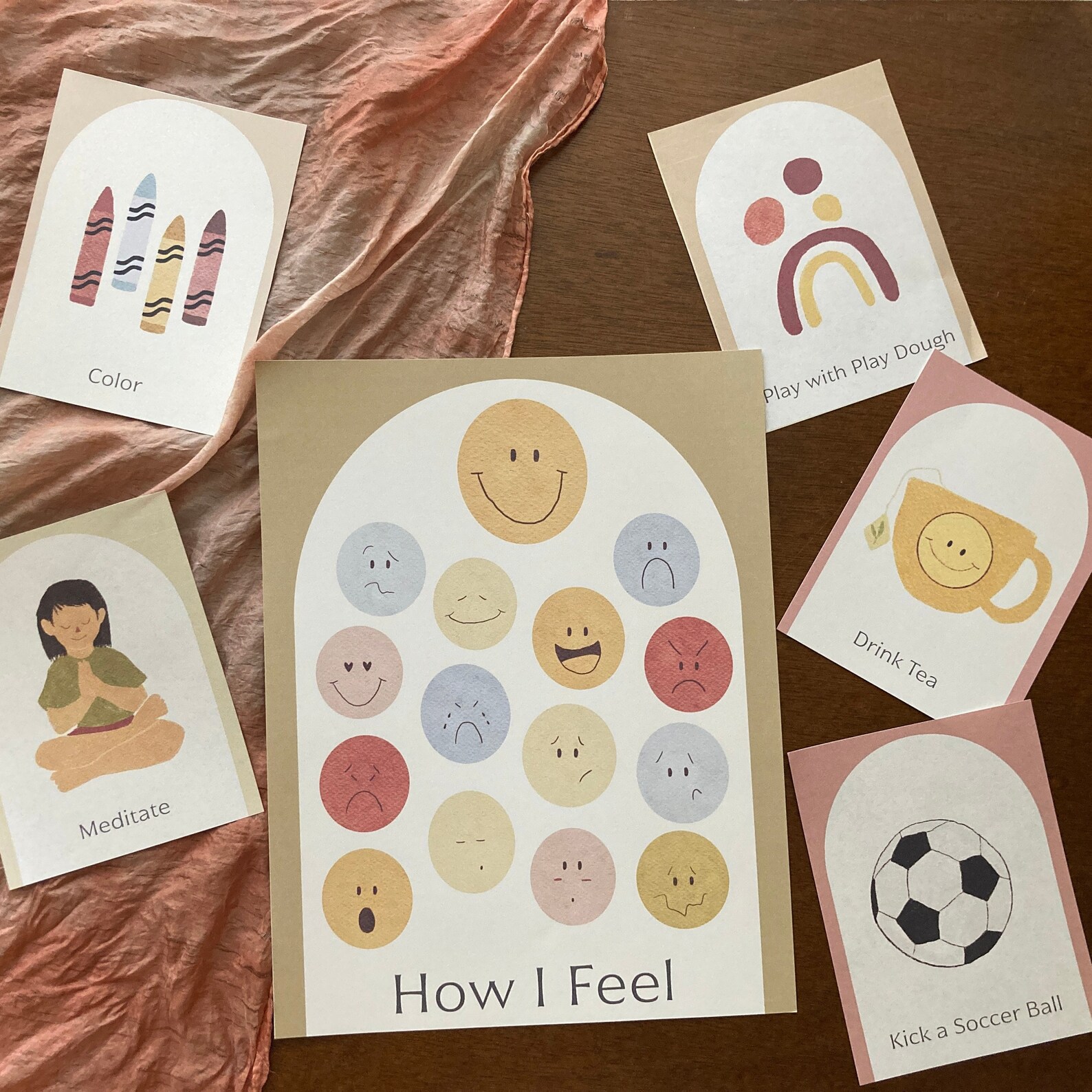 My Feelings Bundle Posters and Flashcards for Emotions Calm Down Corner ...