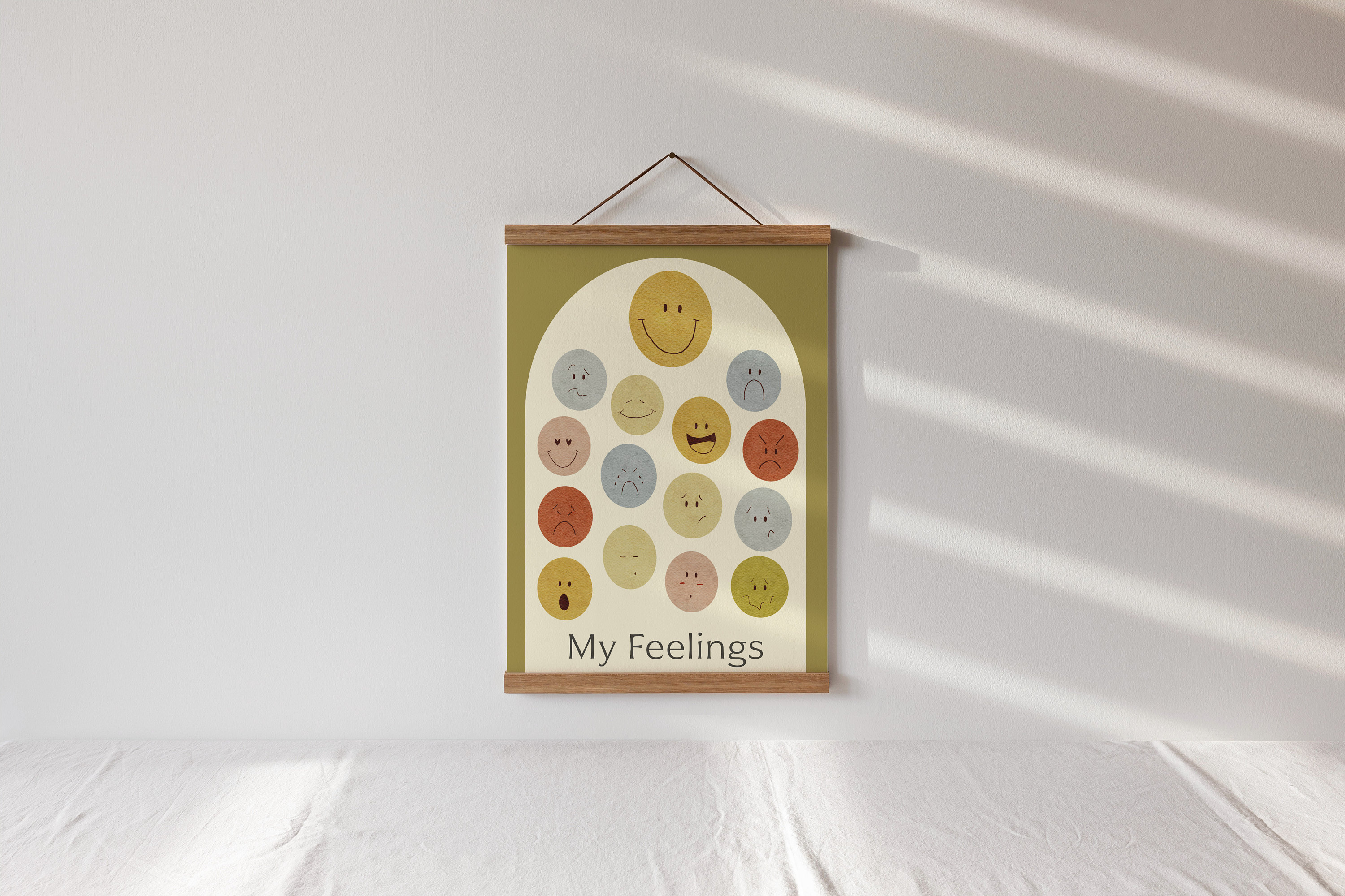 My Feelings Poster Emotions Chart Calm Down Corner | Etsy