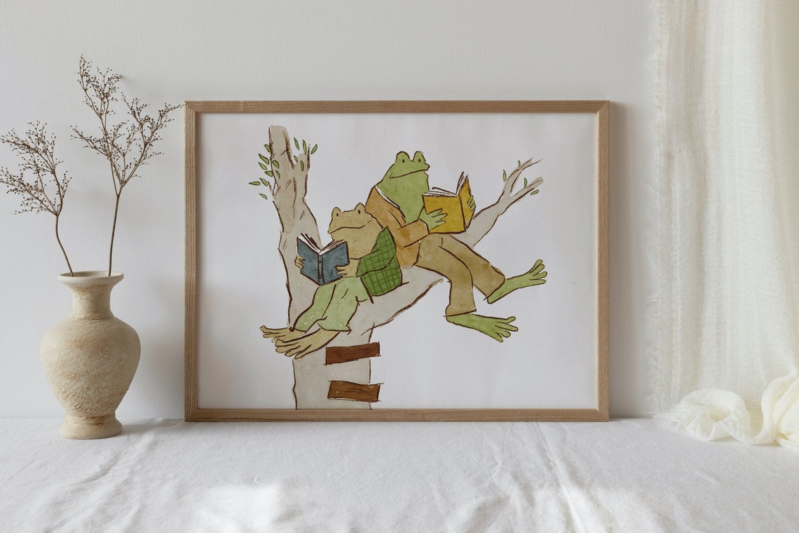 Frog and Toad Poster Classroom Decor Book Characters - Etsy