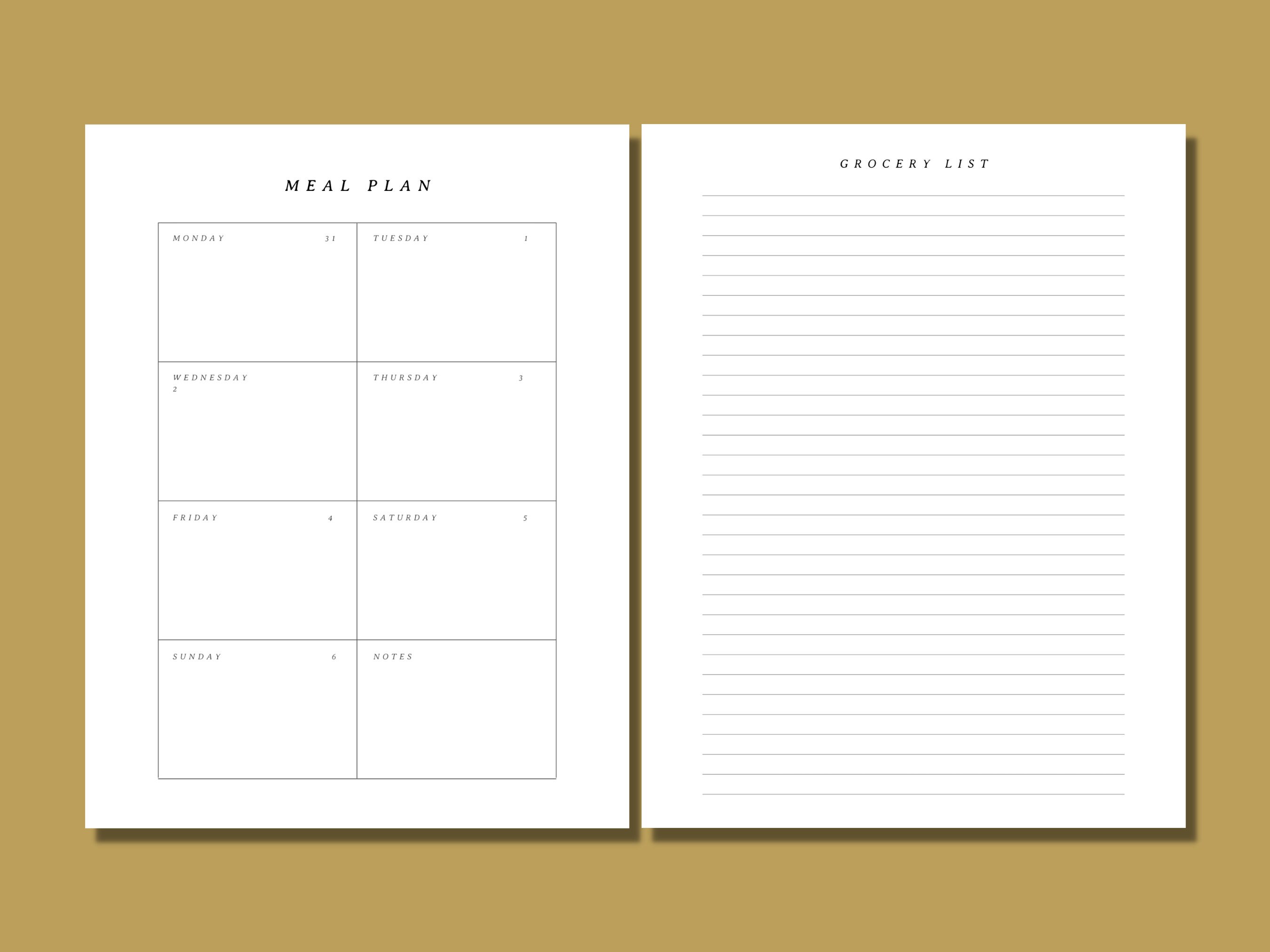 Homeschool Planner 2023-2024 - Lesson Plan - Meal Planner - Printable ...