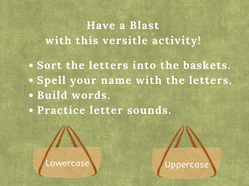 Fruit and Vegetables Letter Matching Game - Sorting Uppercase and ...