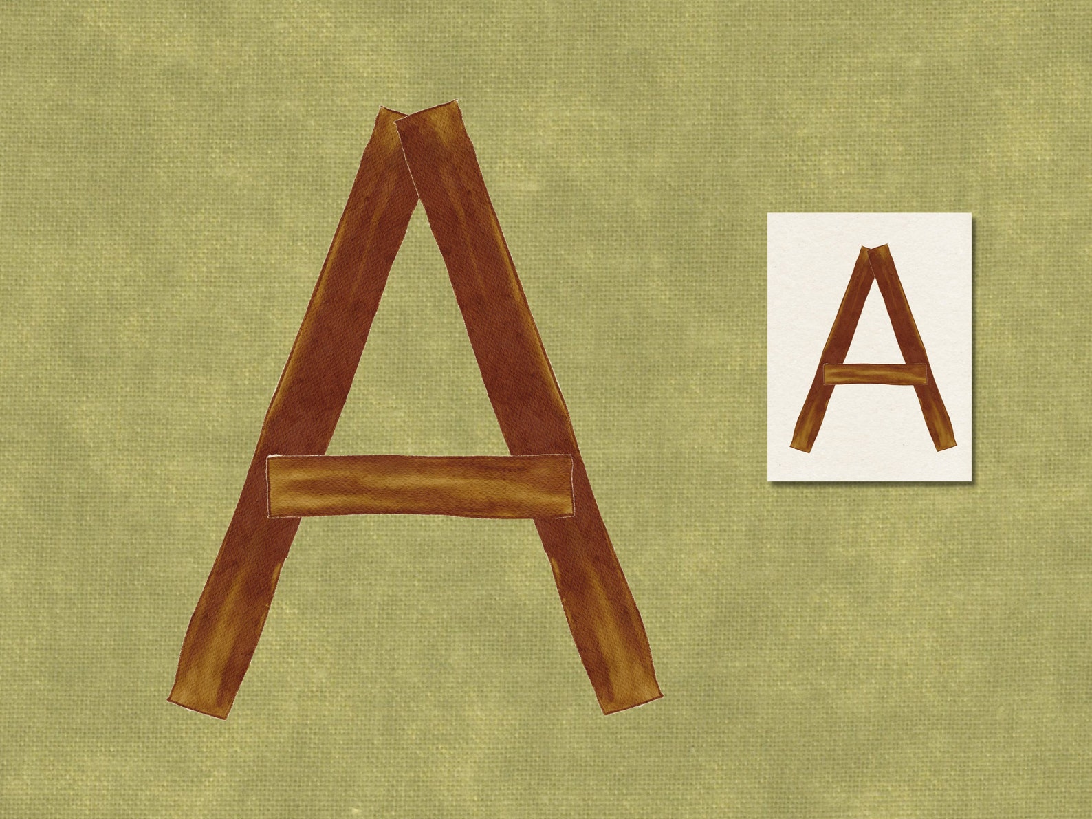 Letter Building Kit Capital Letter Flash Cards Visual - Etsy