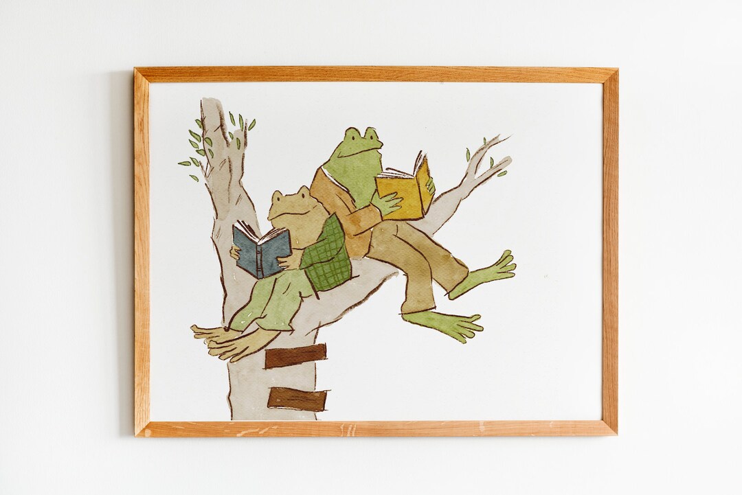 Frog and Toad Poster - Classroom Decor - Book Characters - Watercolor ...