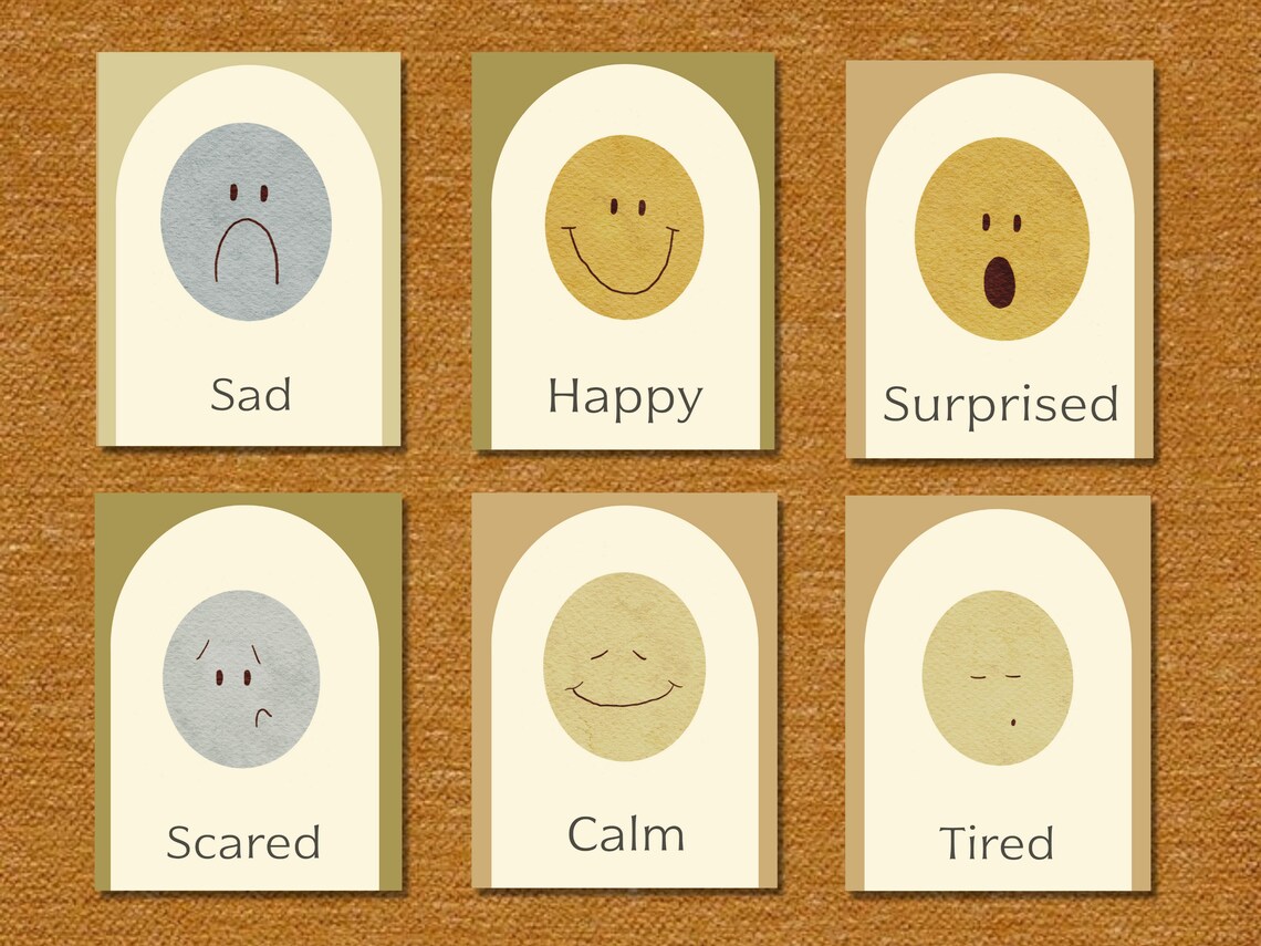 My Feelings Bundle Posters and Flashcards for Emotions - Etsy