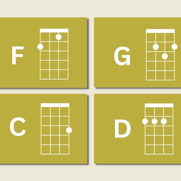 Ukulele Chords - Etsy