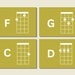 Ukulele Chord Chard Flash Cards - Learn the Ukulele - Music for Kids ...