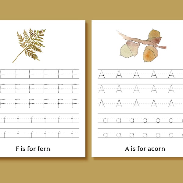 Tracing Worksheets - Etsy