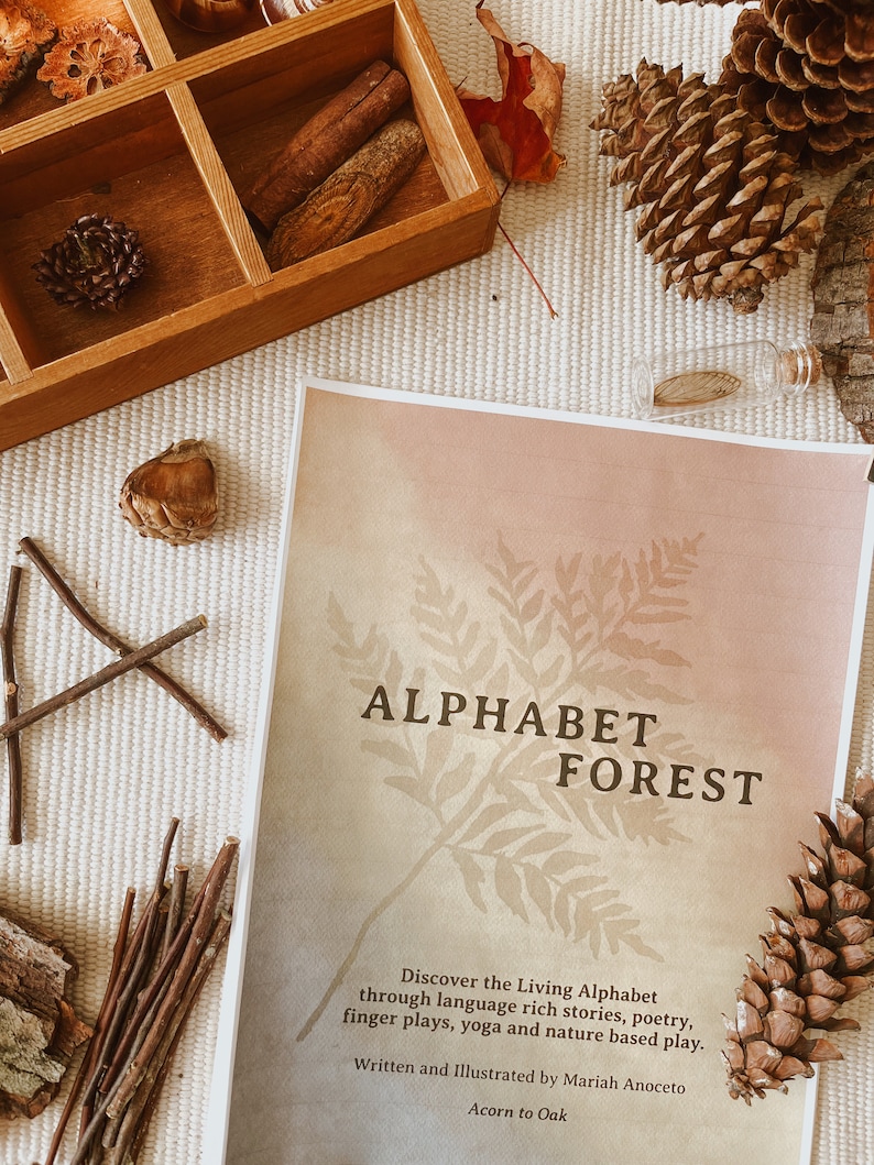 Alphabet Forest: Nature Based Early Learning Reading and - Etsy